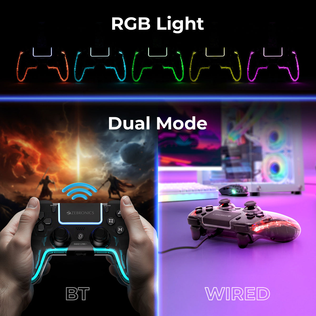 Zebronics Max Link Pro Wireless Gamepad