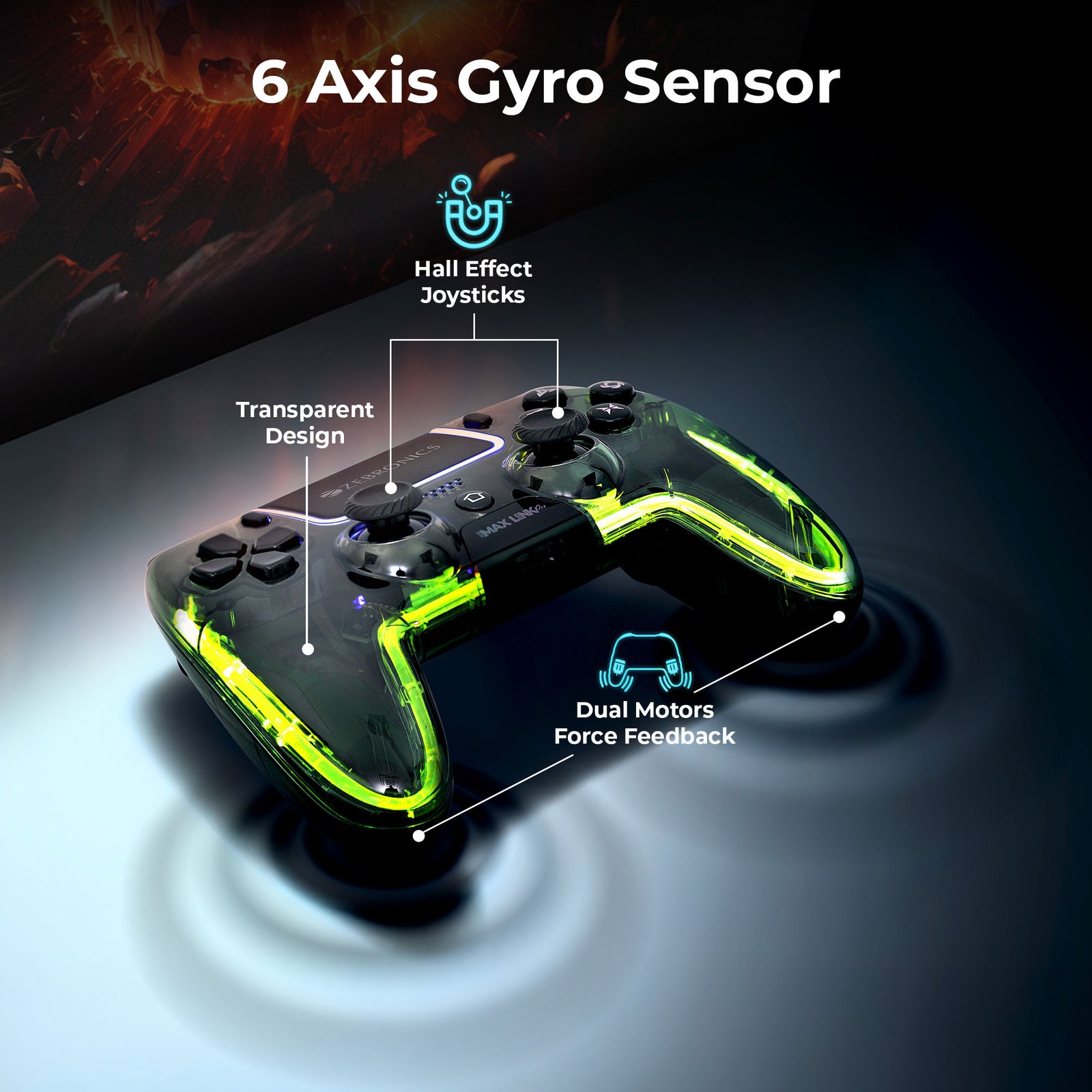 Zebronics Max Link Pro Wireless Gamepad