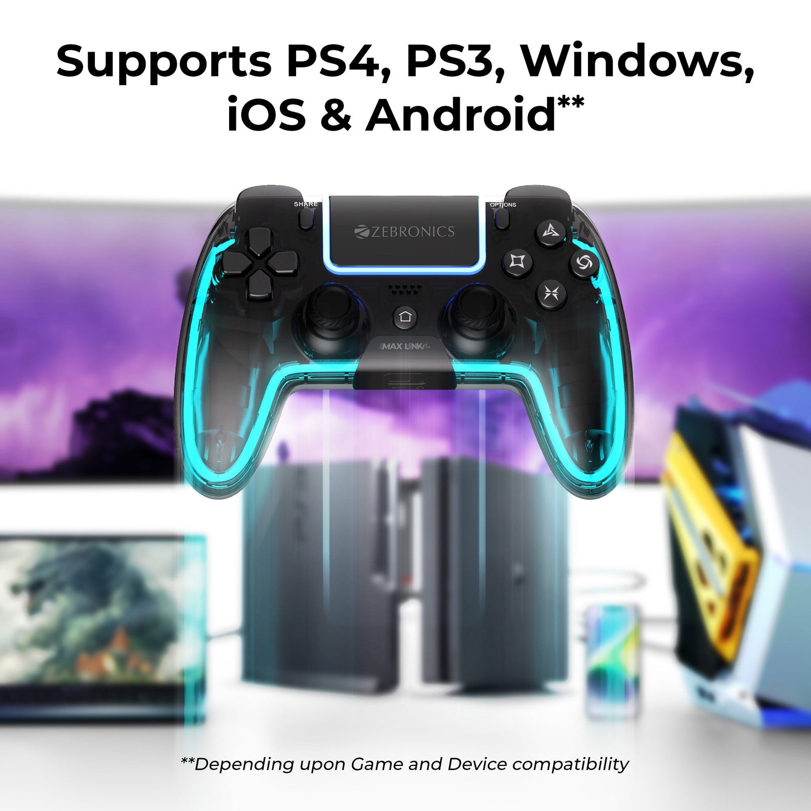 Zebronics Max Link Pro Wireless Gamepad