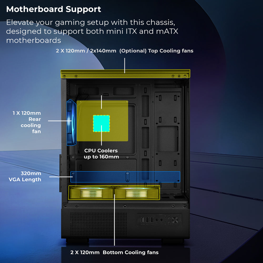 Zebronics Maximus Premium Gaming Chassis