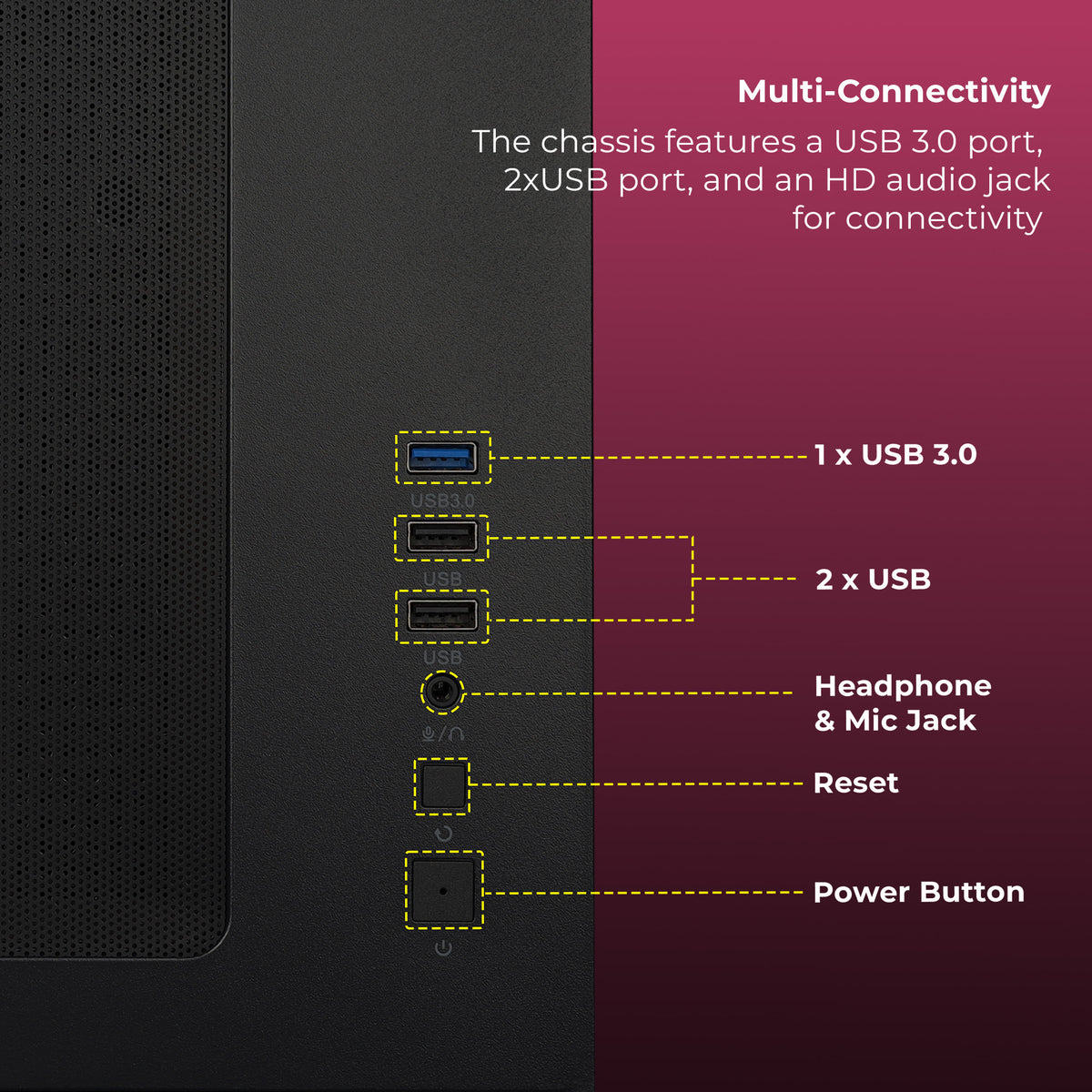 Zebronics Mercury 10 Premium Gaming Chassis
