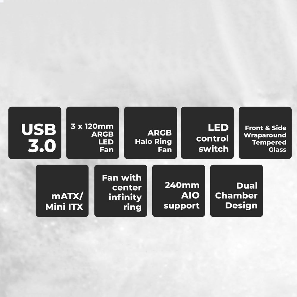 Zebronics Mercury Premium Gaming Chassis