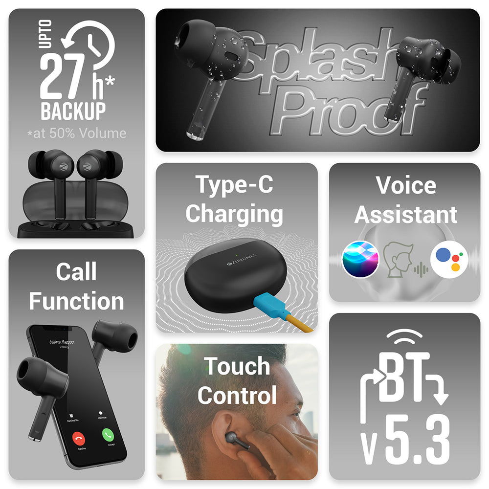 Zebronics Mist Wireless Earbuds