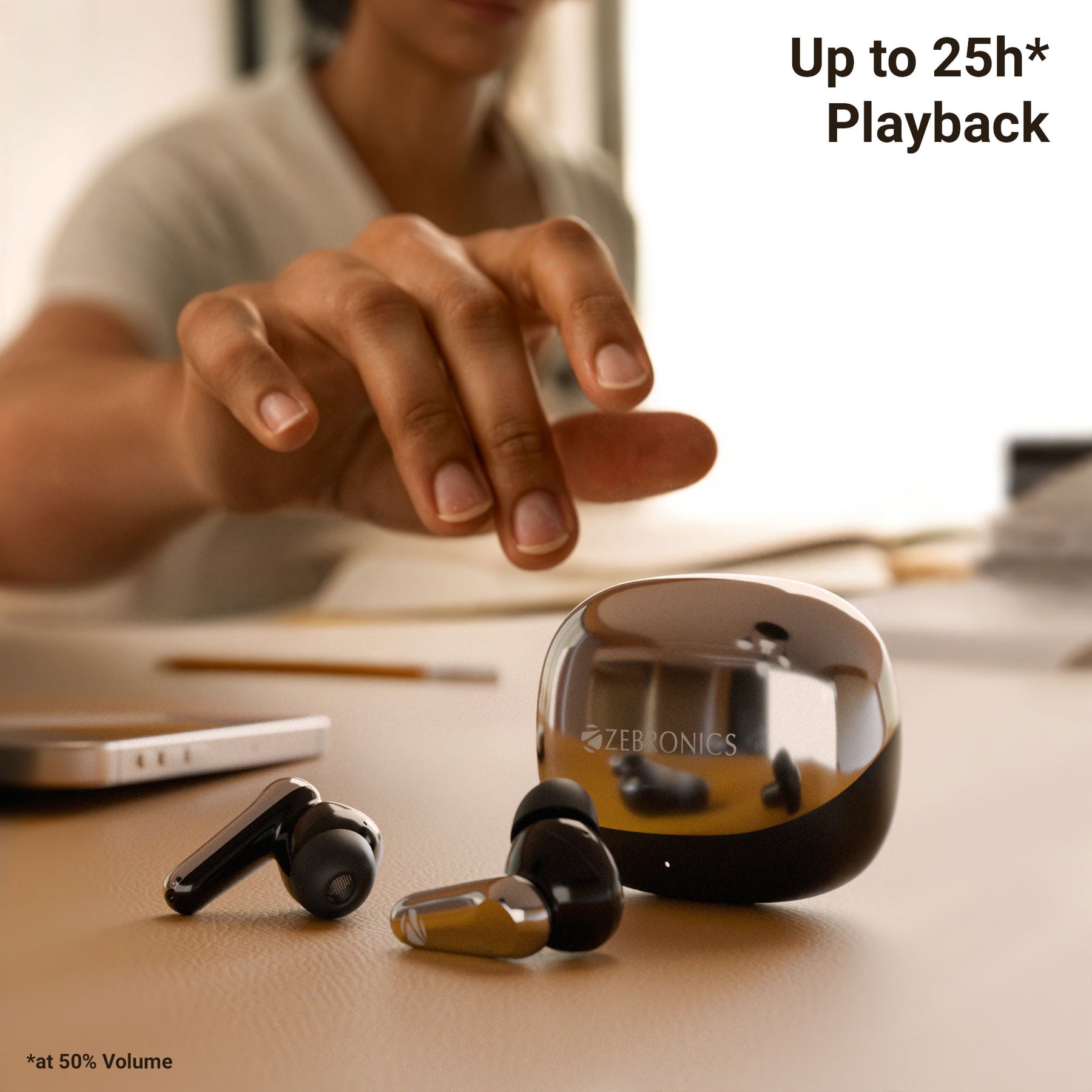 Zebronics Monk+ Wireless Earbuds
