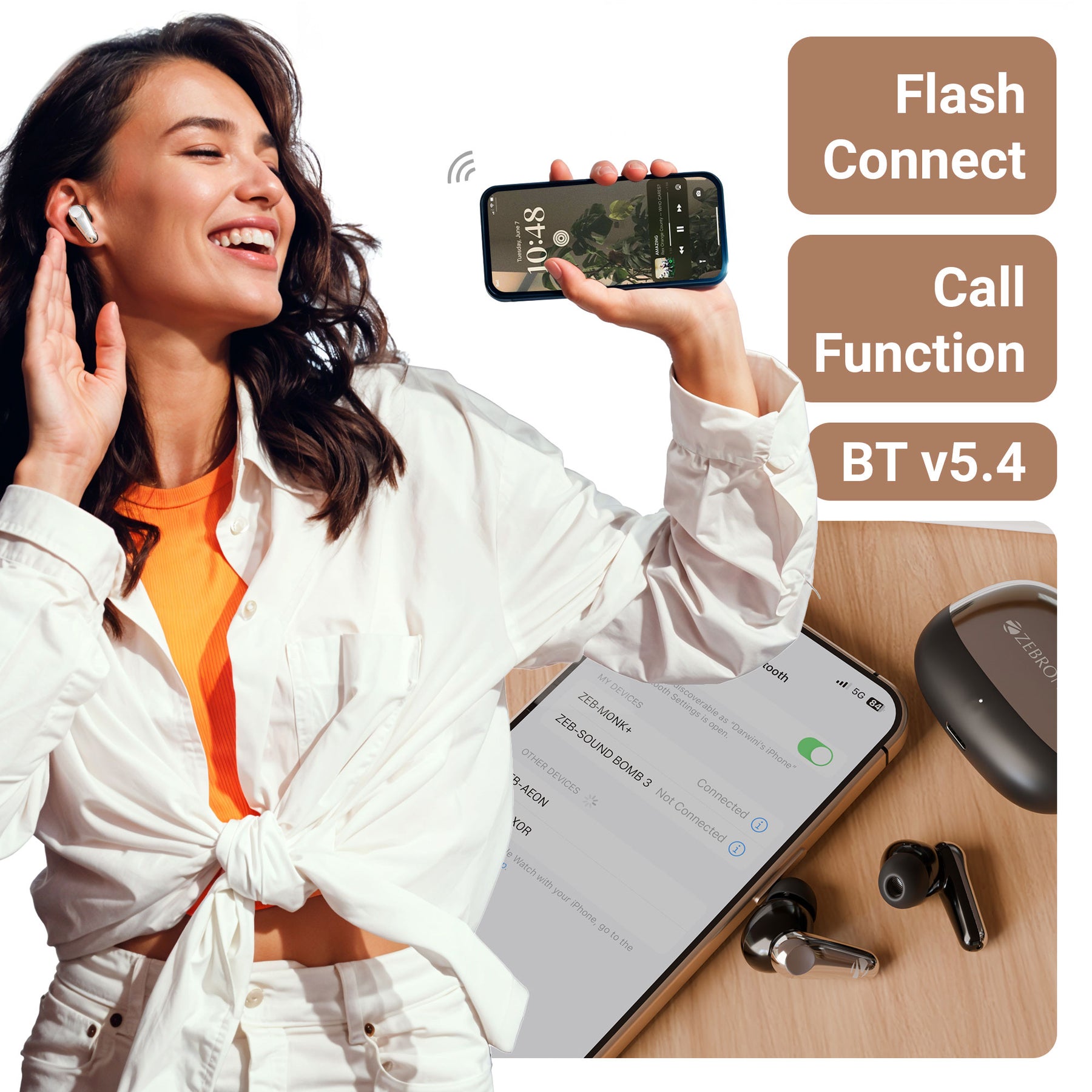 Zebronics Monk+ Wireless Earbuds