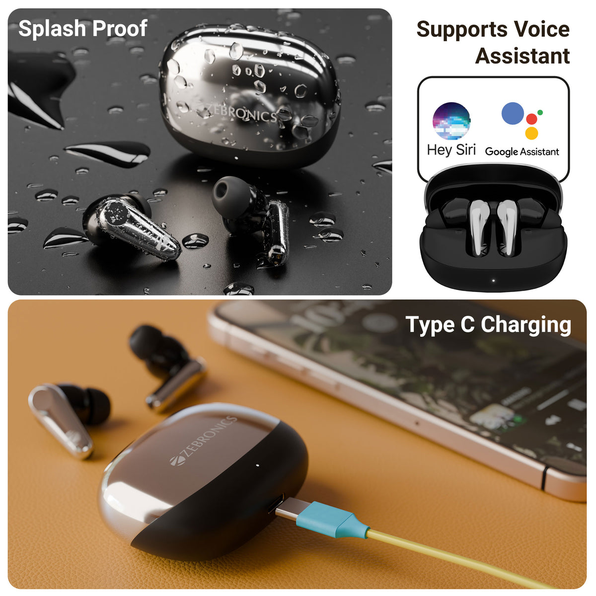 Zebronics Monk+ Wireless Earbuds