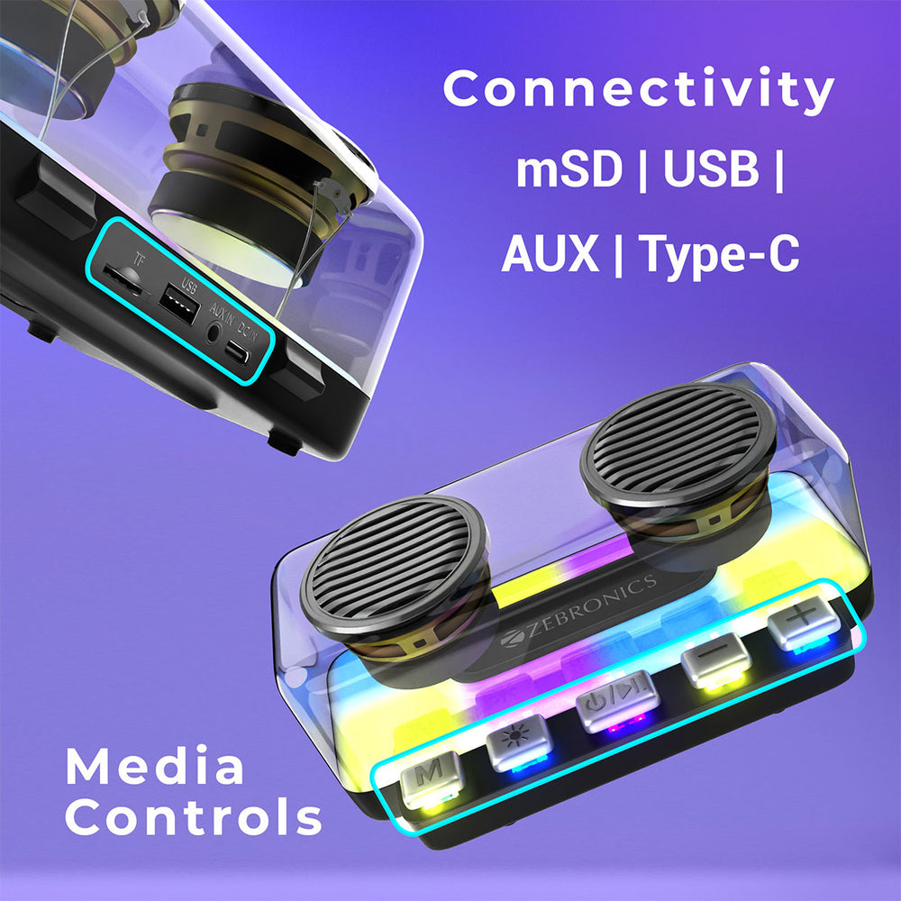 Zebronics Music Bomb 20 Wireless Portable Speaker