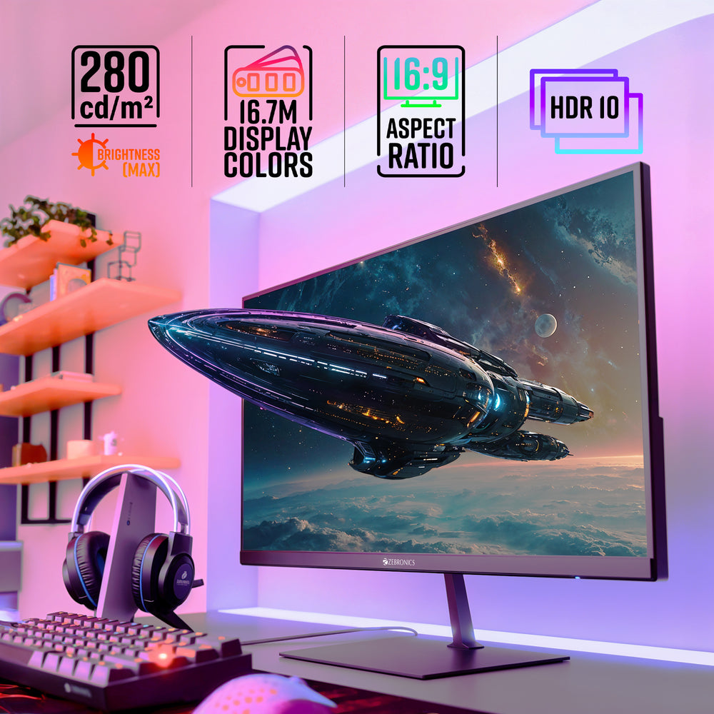 Zebronics N24A Gaming Monitor