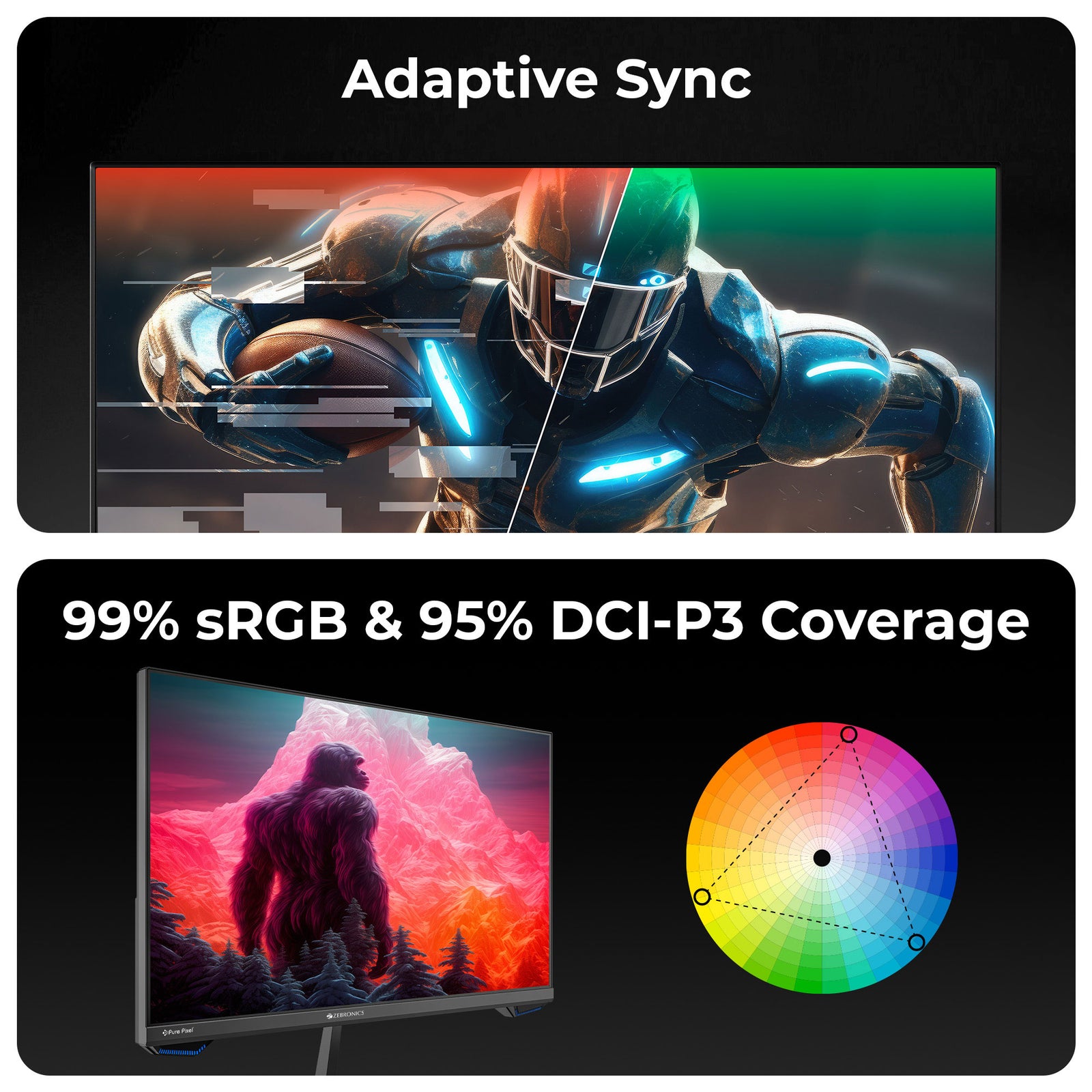 Zebronics N25A Gaming Monitor