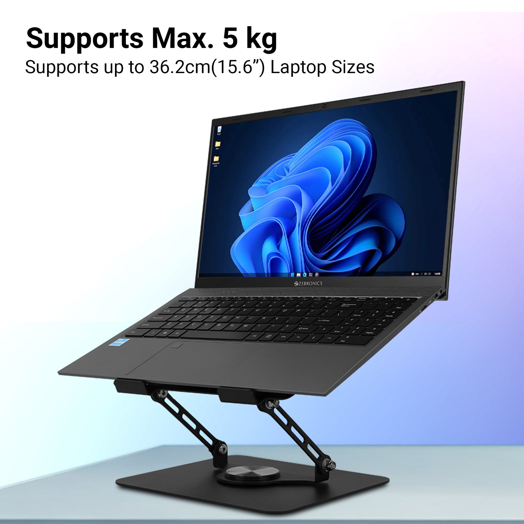 Zebronics NS4000 Pro 2 Rotatable Laptop Stand