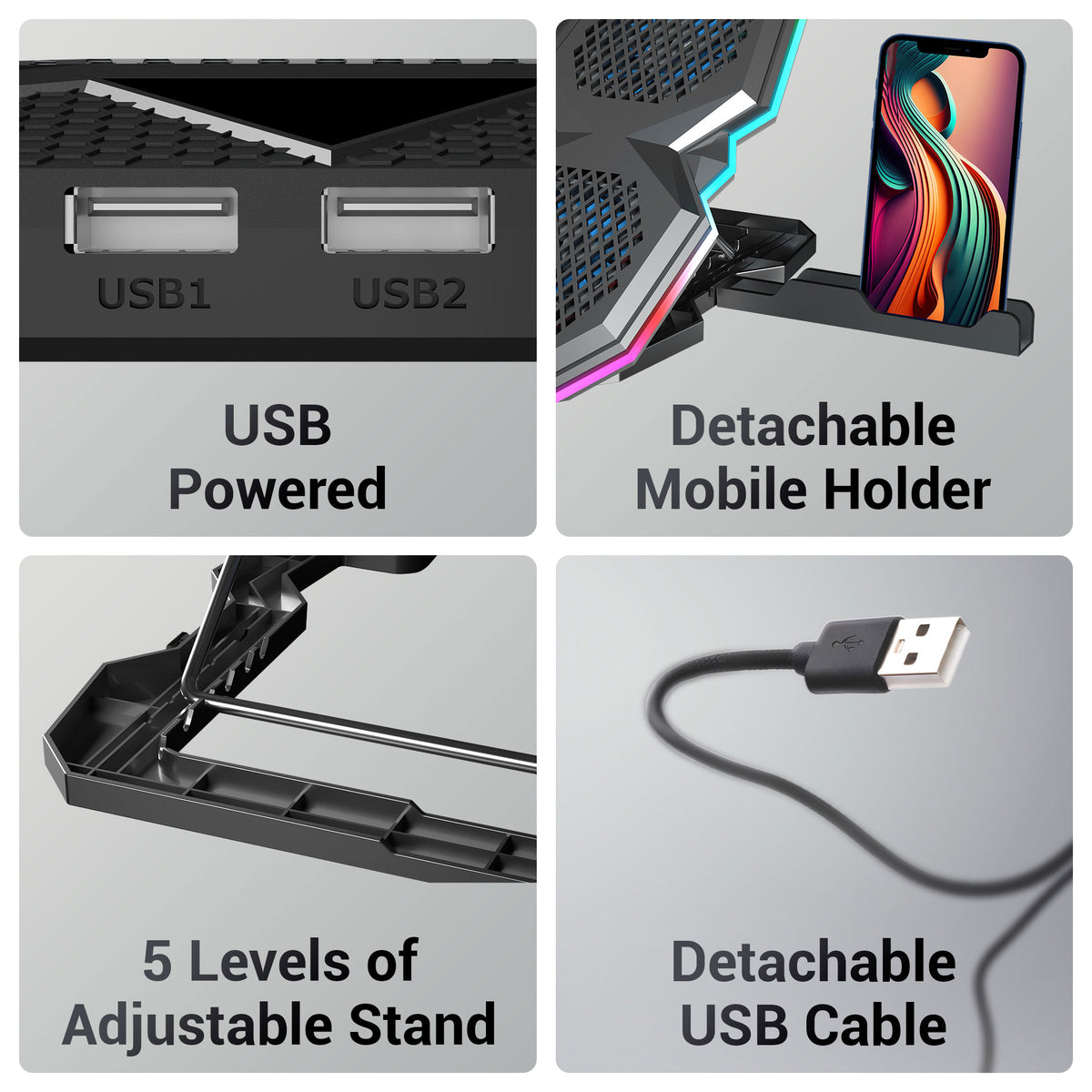 Zebronics NC8000 Laptop Cooling Pad