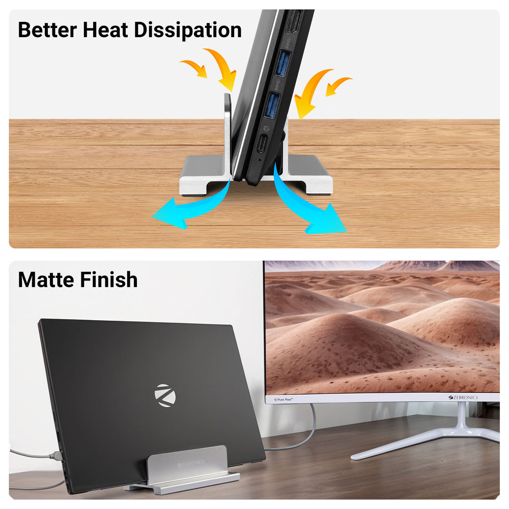 Zebronics NS2000V Vertical Laptop Stand