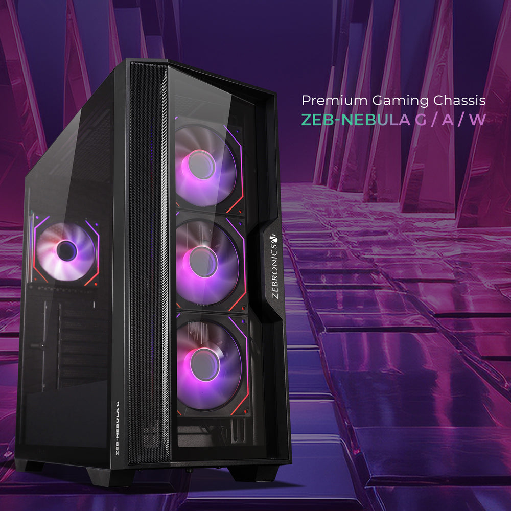 Zebronics Nebula G/A/W Premium Gaming Chassis