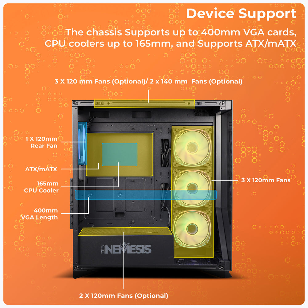 Zebronics Nemesis Premium Gaming Chassis