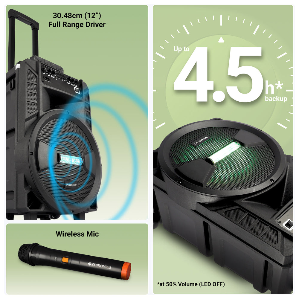 Zebronics Octane 100 Trolley Speaker