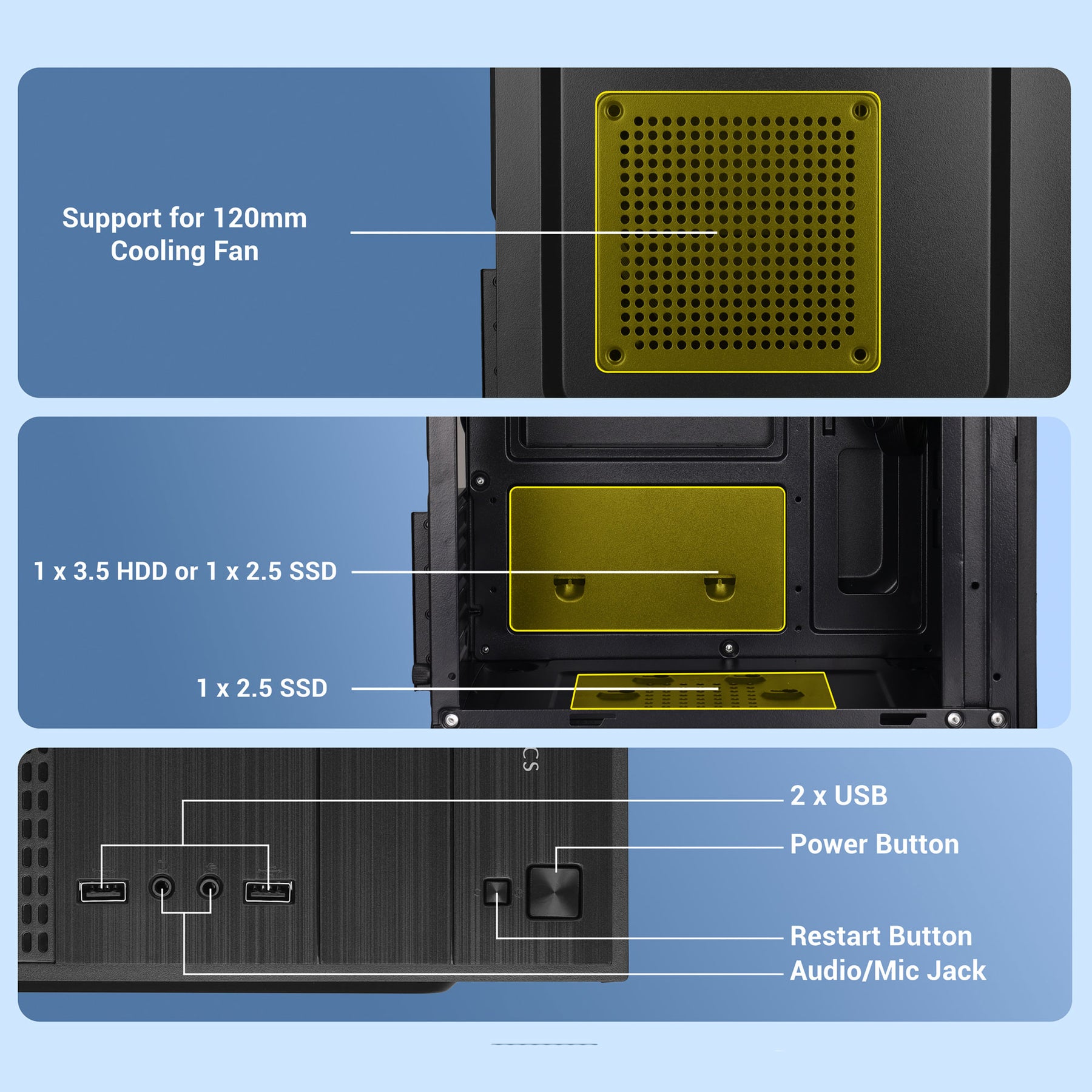 Zebronics Opal Chassis
