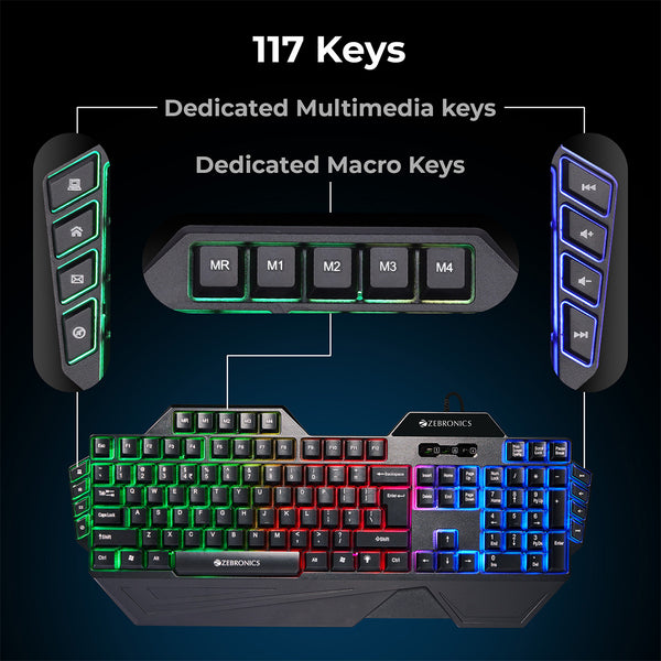 Zebronics Optimus Gaming Keyboard & Mouse Combo