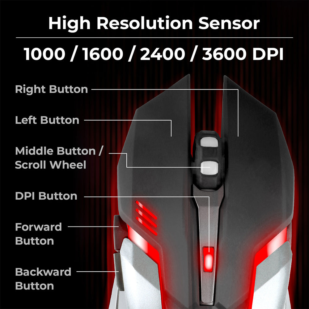 Zebronics Optimus Gaming Keyboard & Mouse Combo