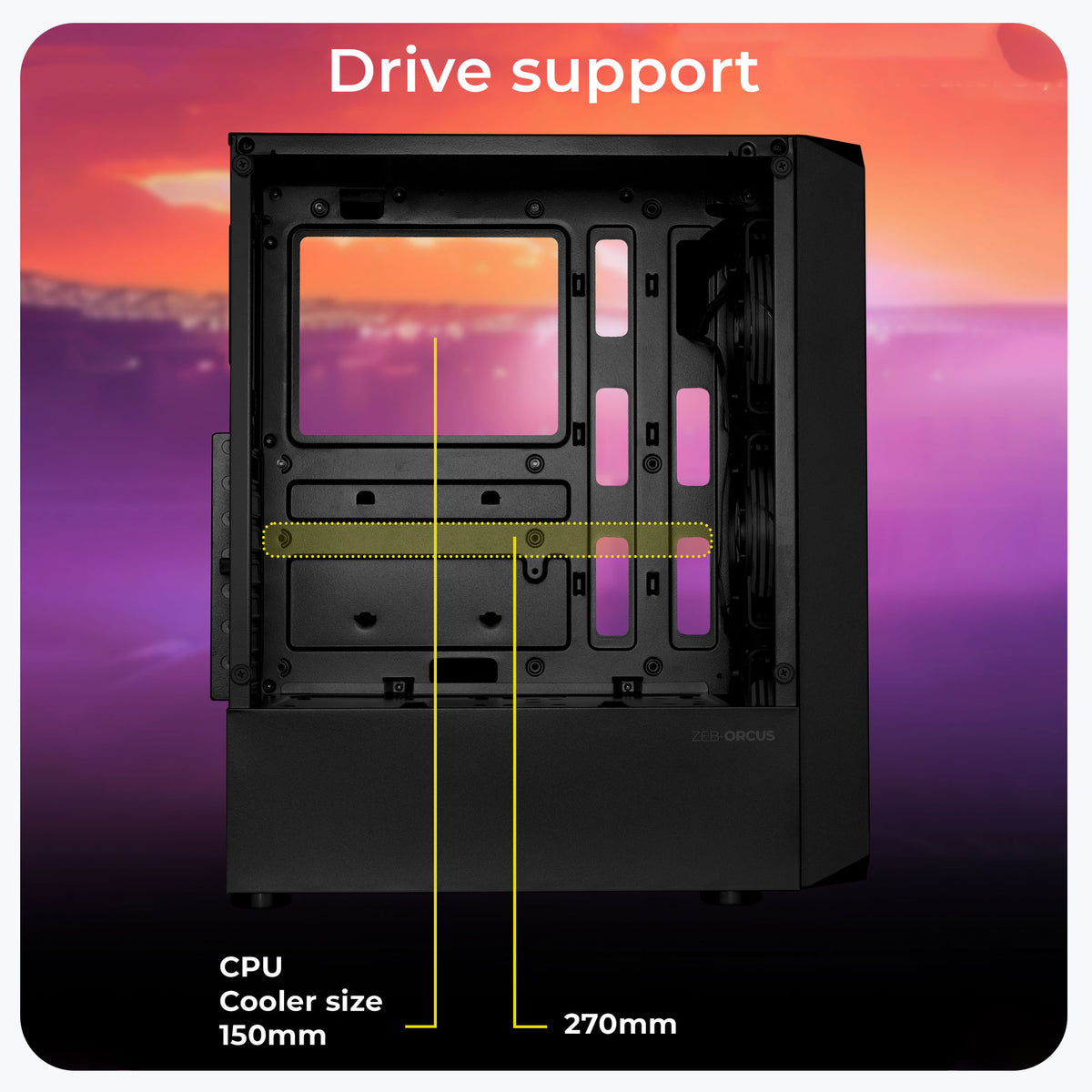 Zebronics Orcus Premium Gaming Chassis