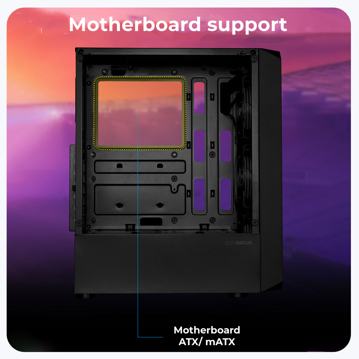 Zebronics Orcus Premium Gaming Chassis