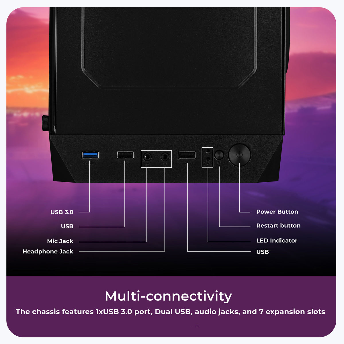 Zebronics Orcus Premium Gaming Chassis