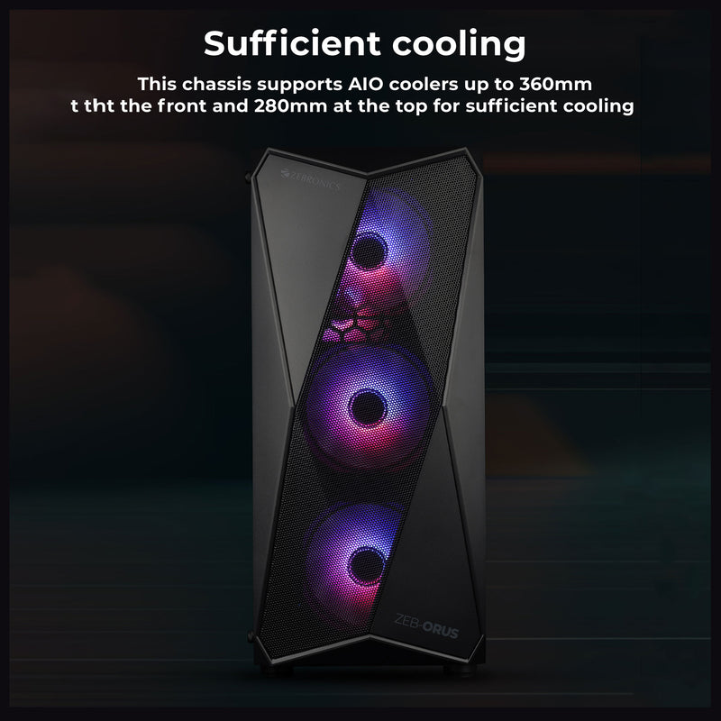 Zebronics Orus Premium Gaming Chassis