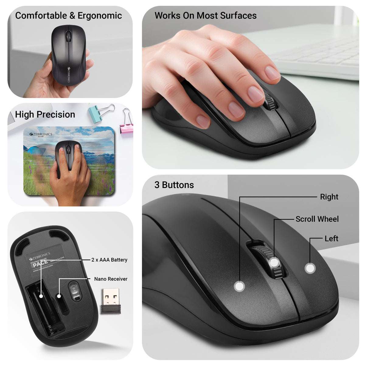 Zebronics Pace Wireless Mouse