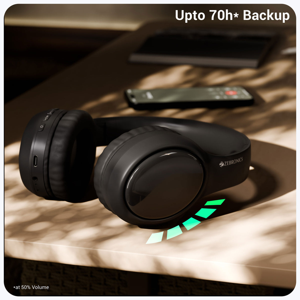 Zebronics Paradise Plus Wireless Headphone