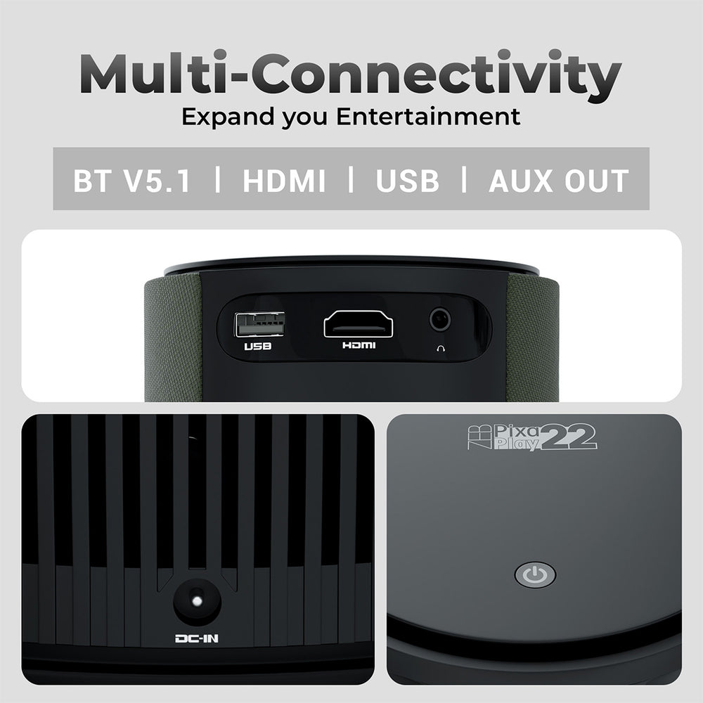 Zebronics PixaPlay 22 LED Projector