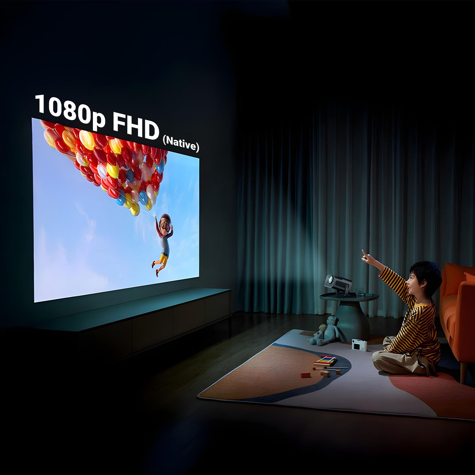 Zebronics PixaPlay 64 LED Projector
