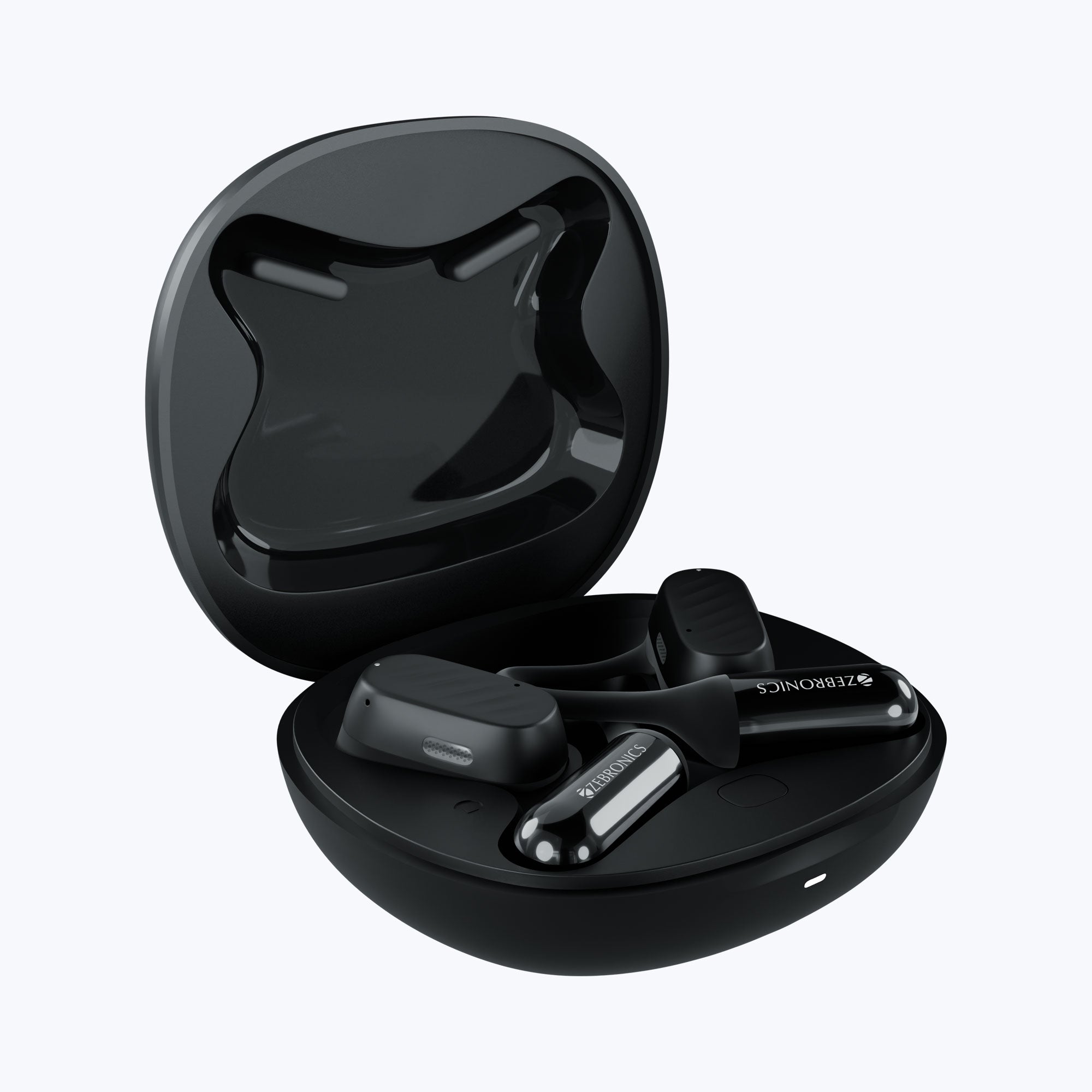 Zebronics Pods O2 - Open-ear Wearable Stereo Earbuds