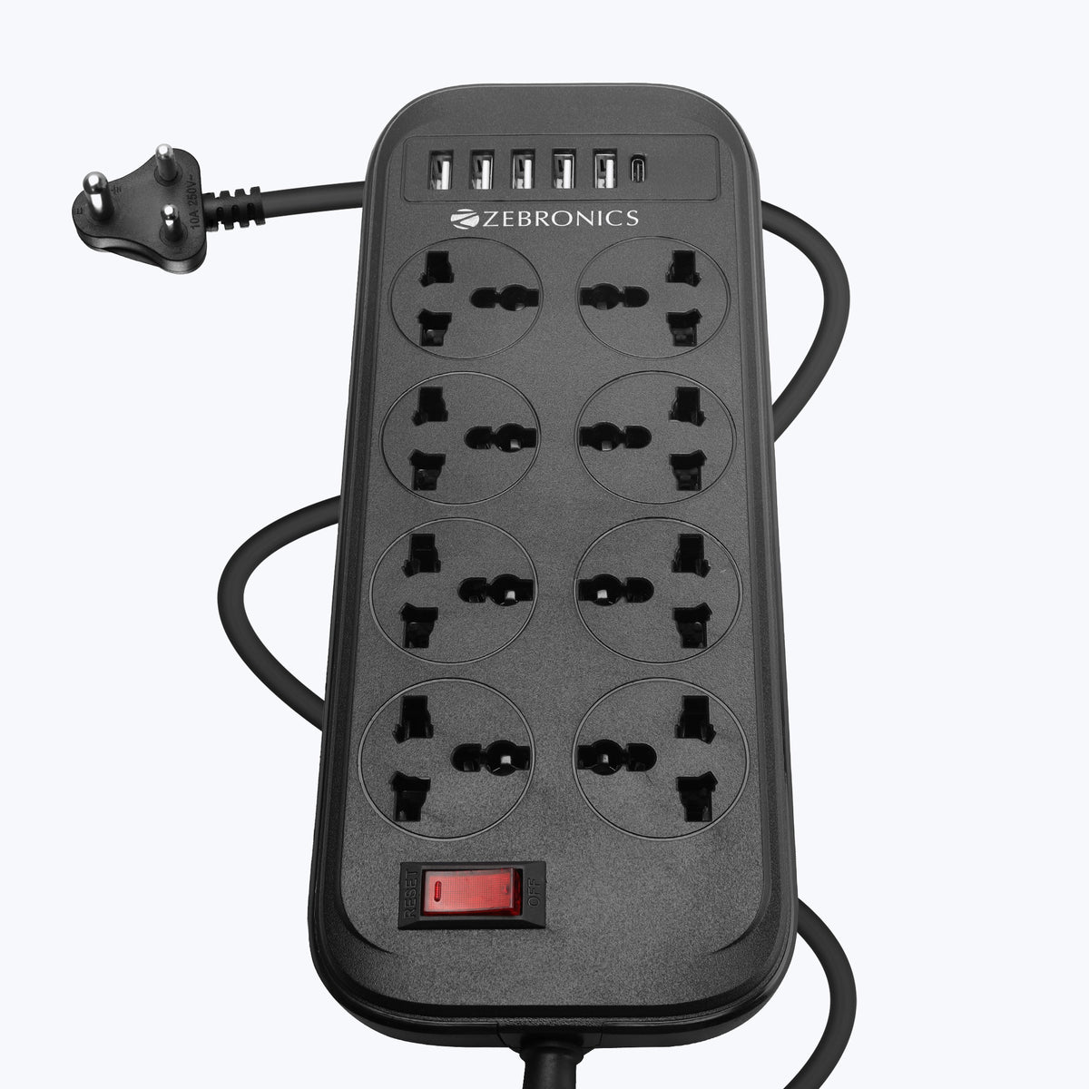 Zebronics Power Bar 282 Power Extension Strip
