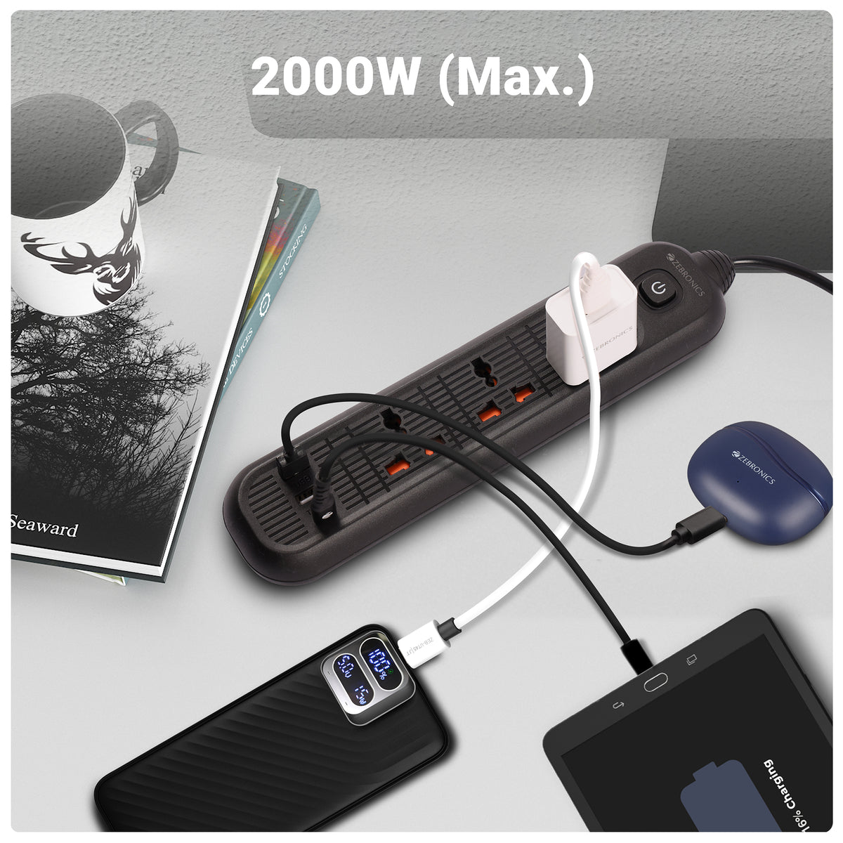 Zebronics Power Bar 132 Power Extension Strip