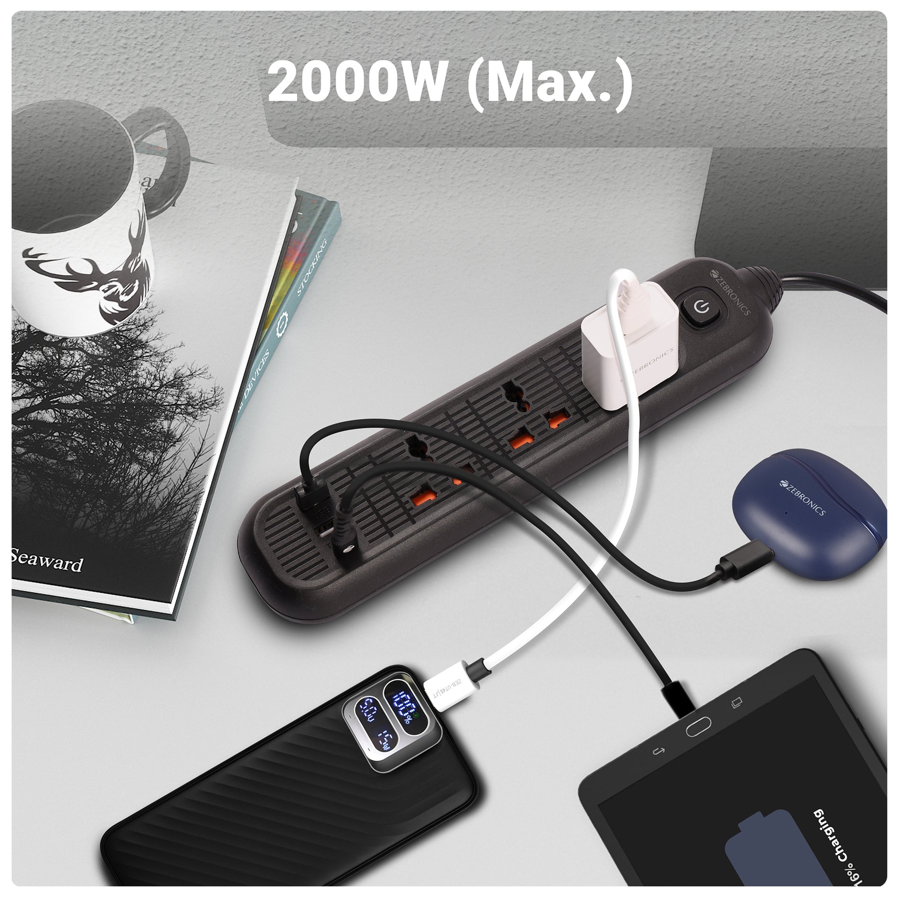 Zebronics Power Bar 132 Power Extension Strip