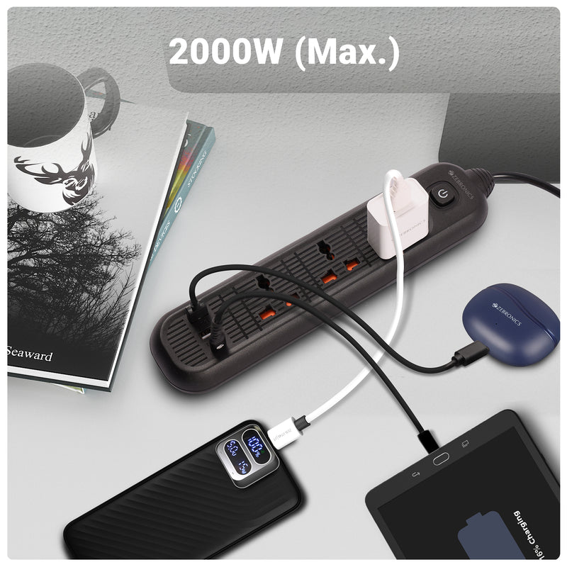 Zebronics Power Bar 132 Power Extension Strip