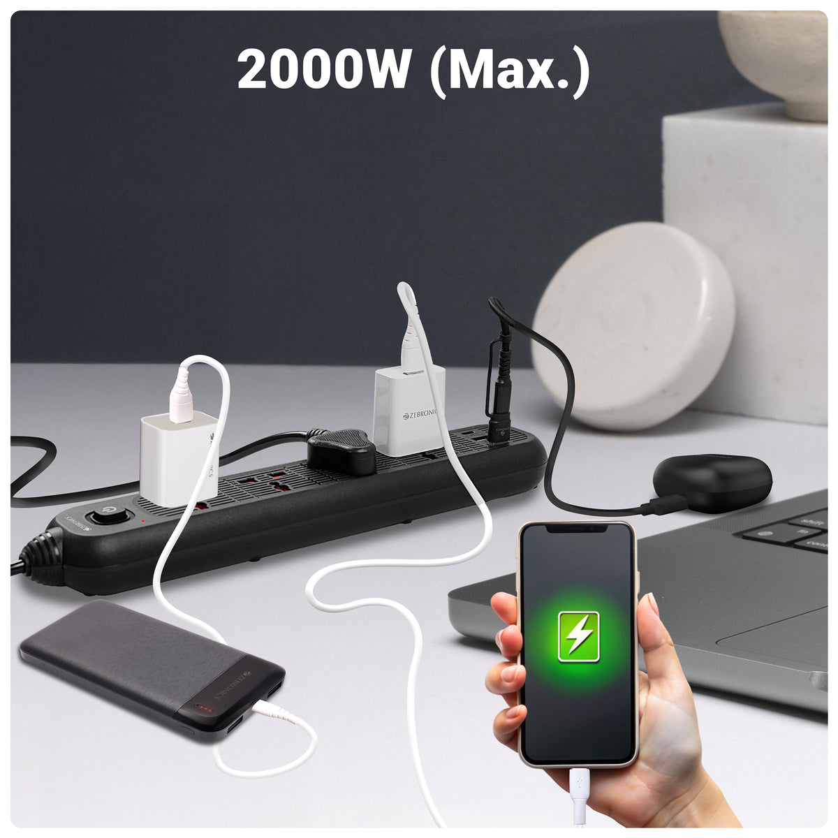 Zebronics Power Bar 145 Power Extension Strip