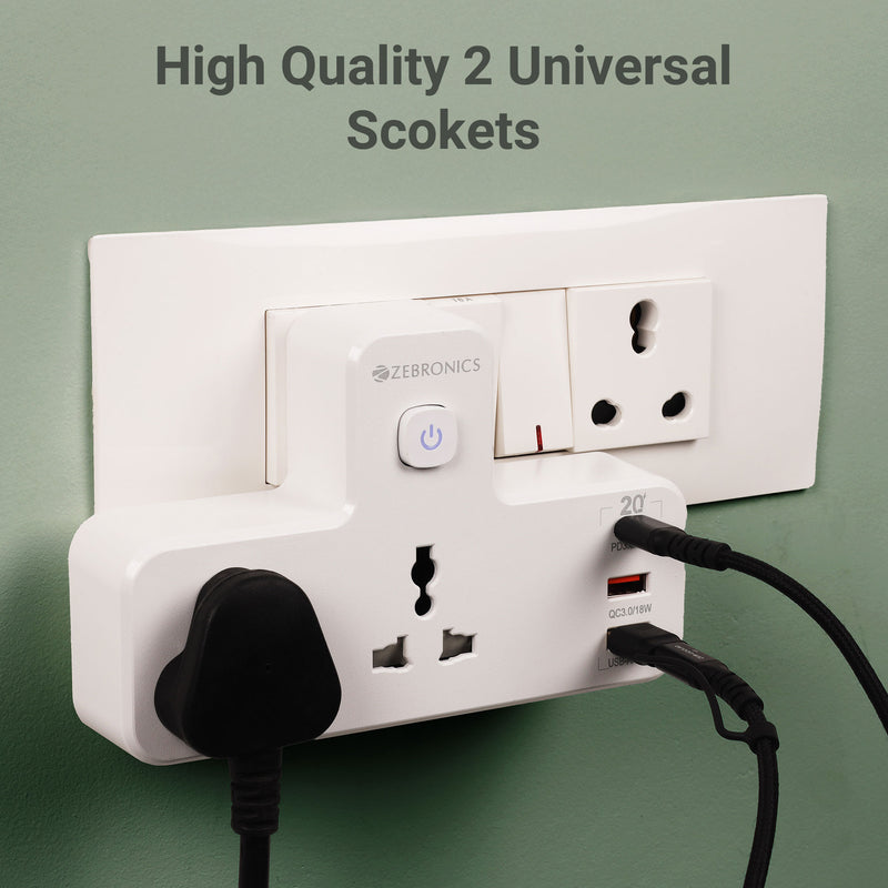 Zebronics Power Plug 23 Power Extension Strip