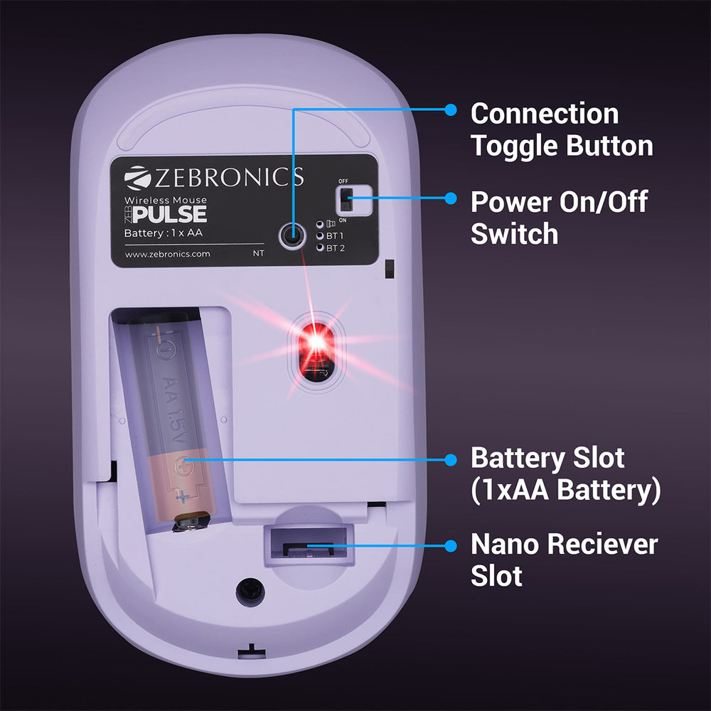 Zebronics Pulse Wireless Mouse