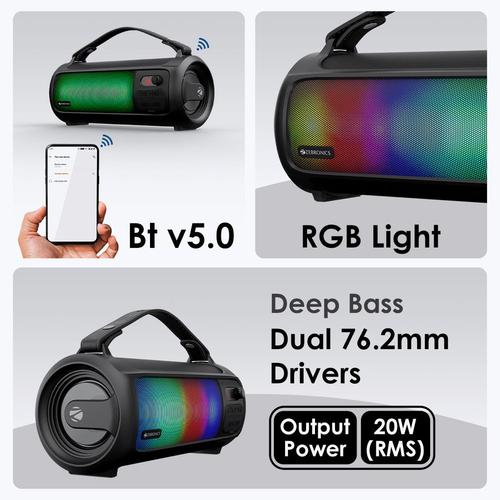 Zebronics Rocket 500 Portable Wireless Speaker