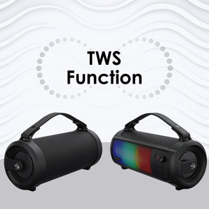 Zebronics Rocket 500 with light - Portable Wireless Speaker