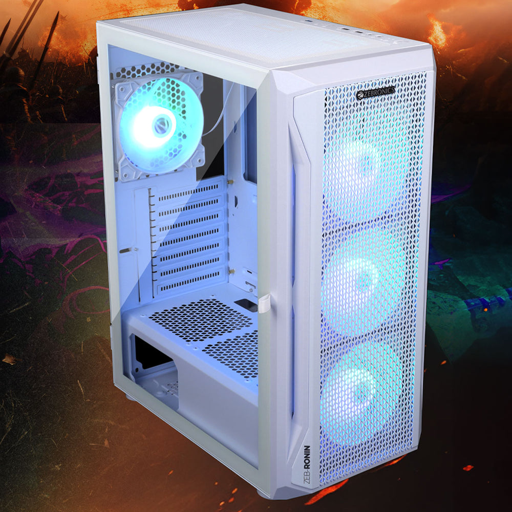 Buy ZEBRONICS Ronin Mid-Tower Premium Gaming Cabinet EATX/ATX/mATX,3X ...