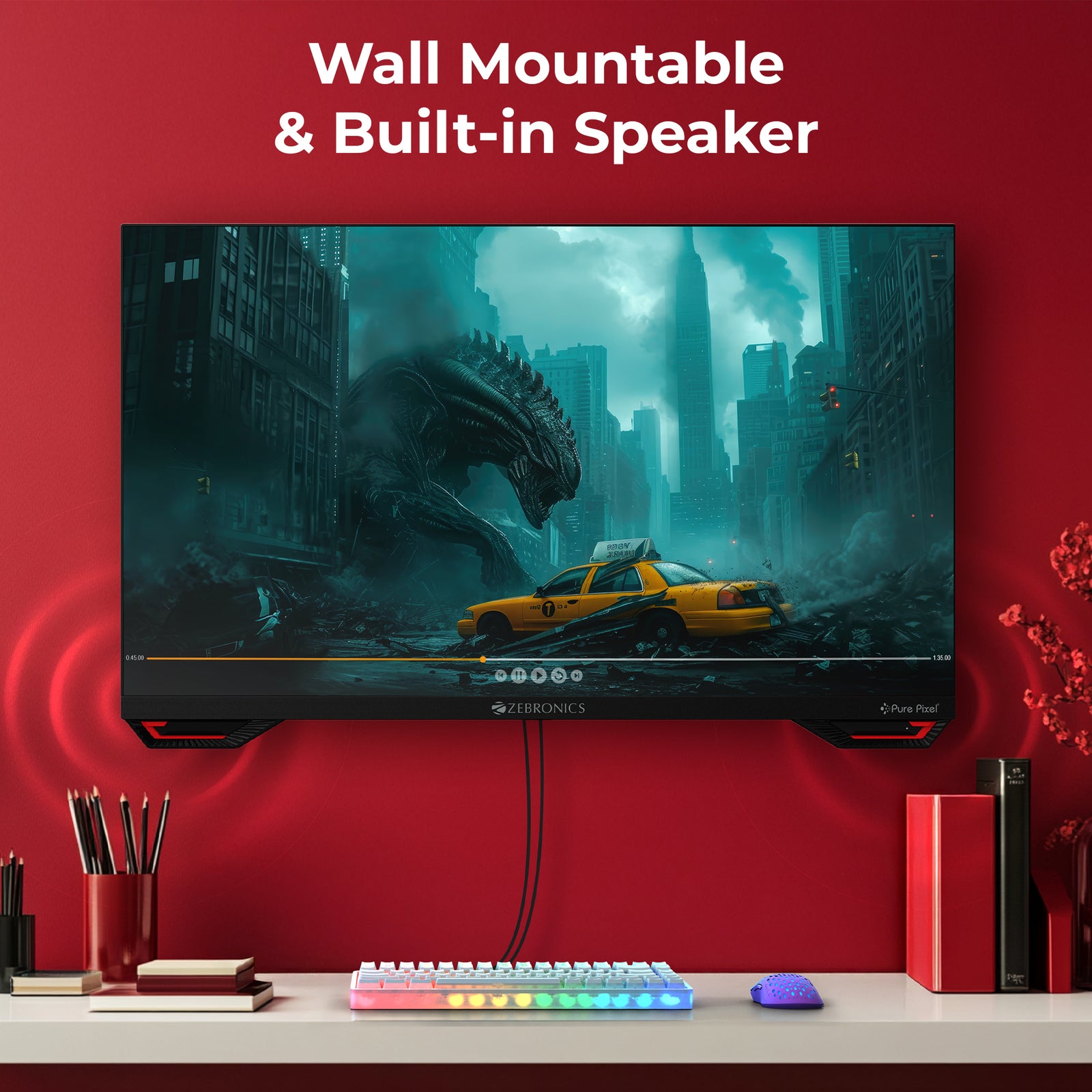 Zebronics S27A (220Hz) Premium Gaming Monitor