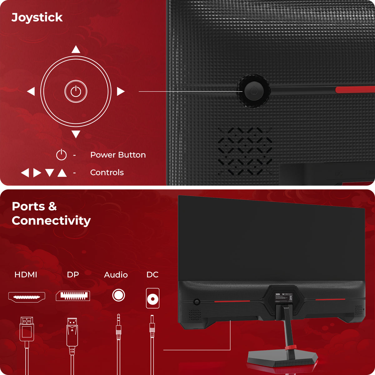 Zebronics S27A (220Hz) Premium Gaming Monitor