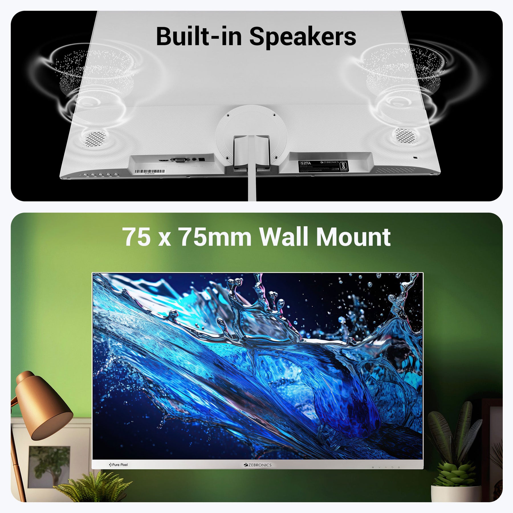 Zebronics S27A (75Hz) Premium Gaming Monitor