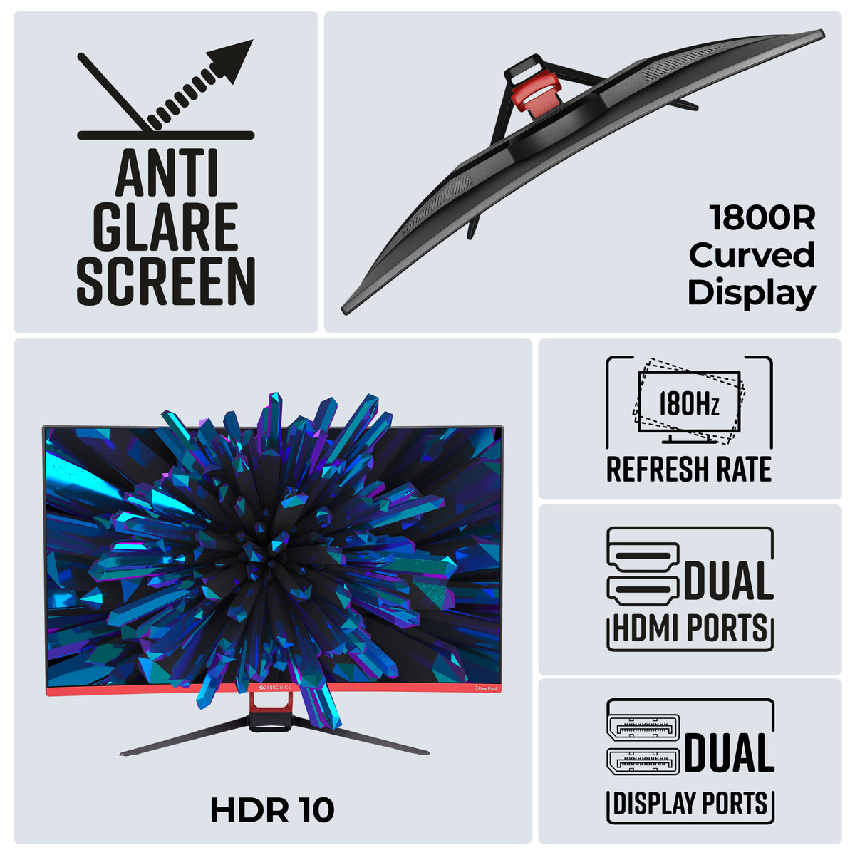 Zebronics S32A Premium Gaming Monitor