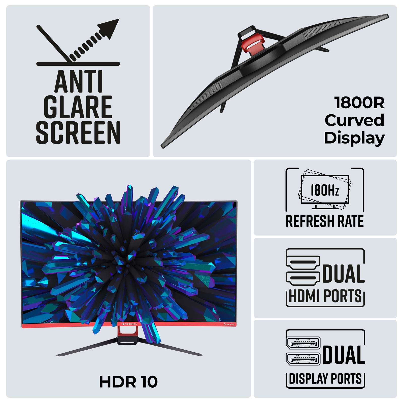 Zebronics S32A Premium Gaming Monitor