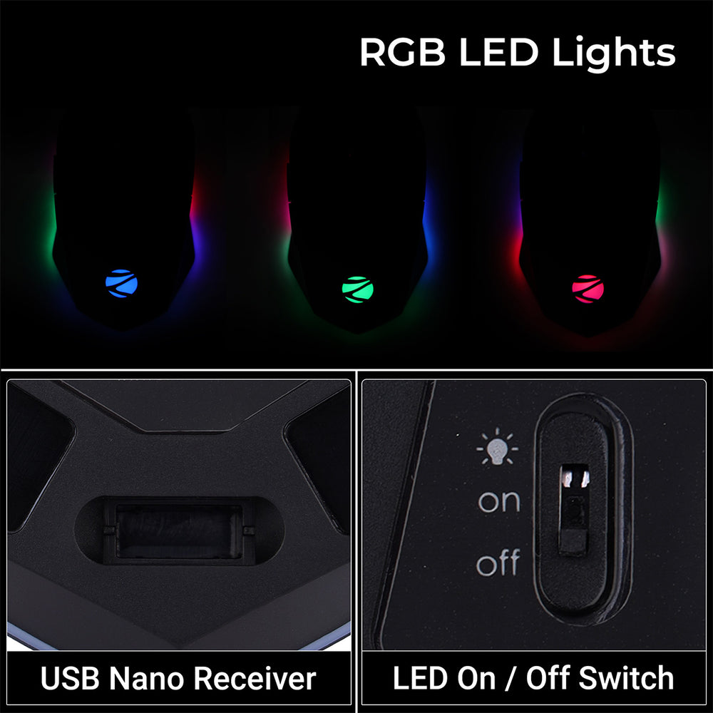Zebronics Shark Lite Wireless Gaming Mouse