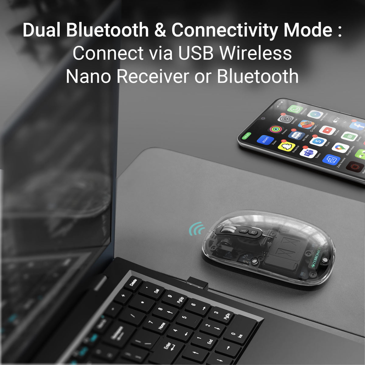 Zebronics Sheer Wireless Mouse