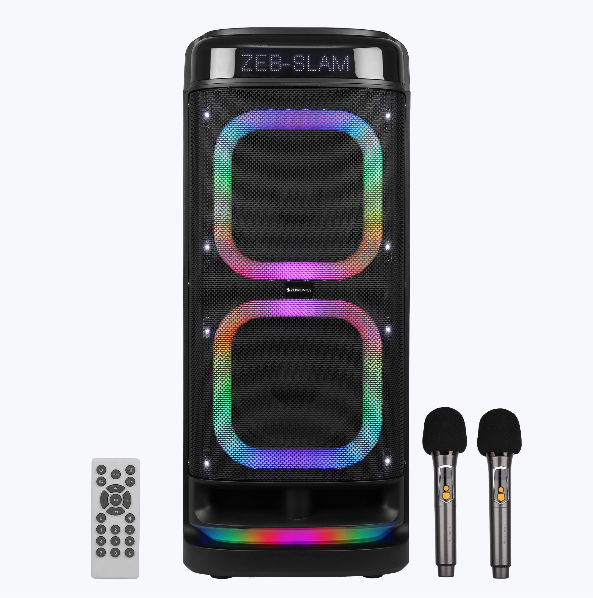 Zebronics Slam DJ speaker - 200W, bass control, dual mic