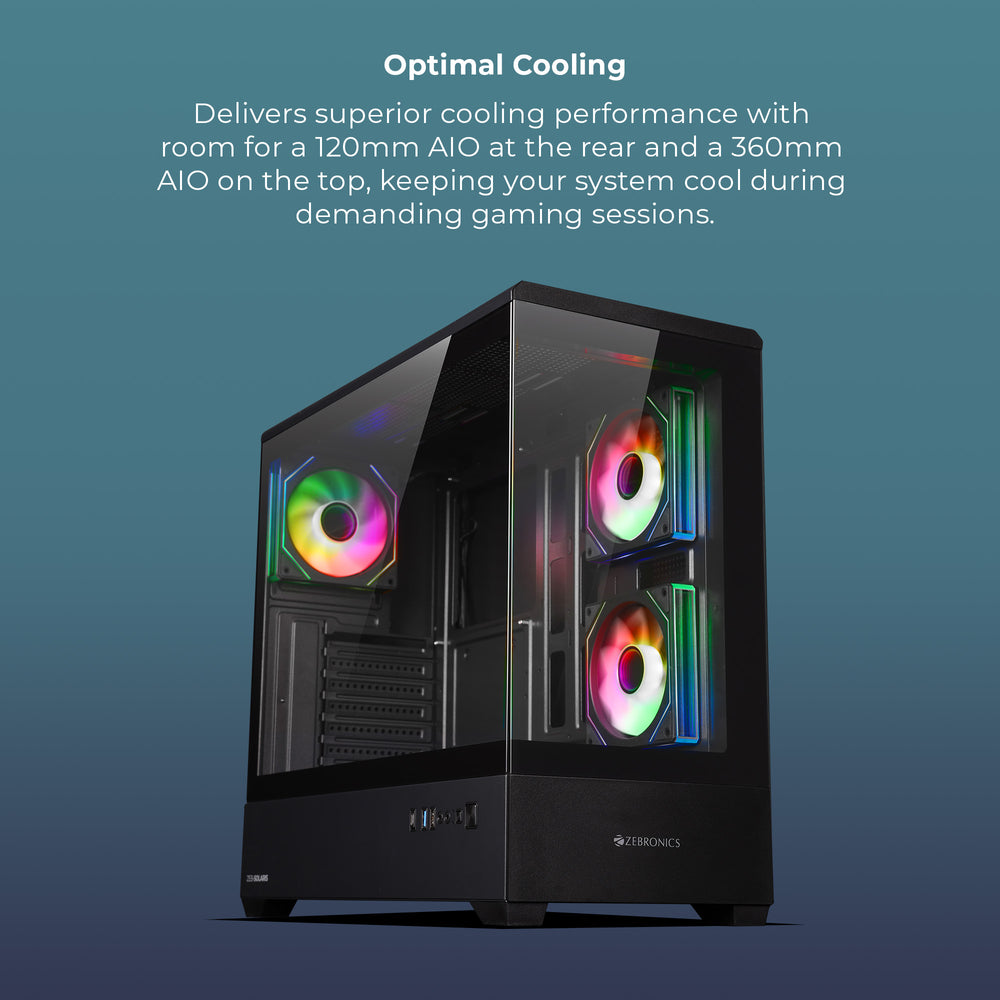Zebronics Solaris Premium Gaming Chassis